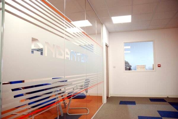 Frosted Glass Office Partitions | Paradigm Office Interiors